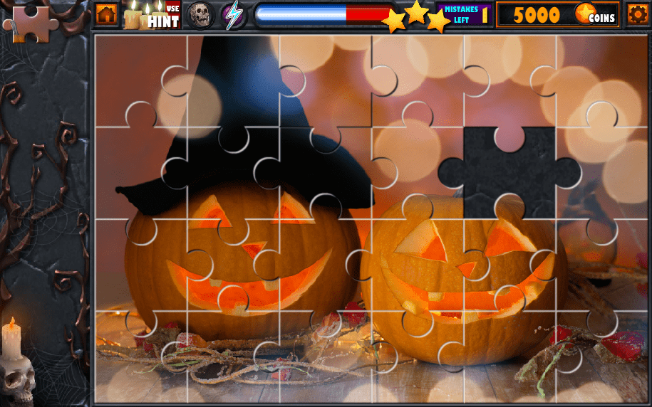 Halloween Jigsaw Puzzle Stash - Freegamest